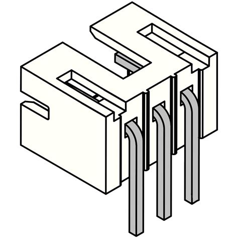 Ph Angled Pcb Socket 3 Pin Komodo Electronics