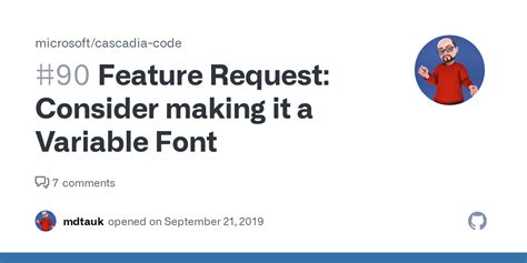 Feature Request Consider Making It A Variable Font · Issue 90