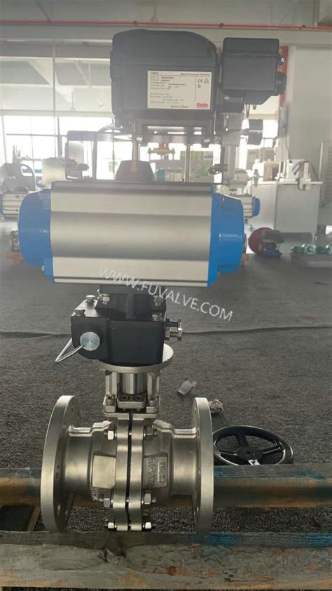 PFA Lined V Port Control Ball Valve FUVALVE ENGINEER TEAM