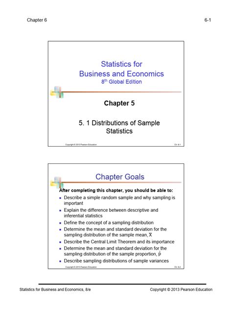 Chapter 5 Sample Distribution And Interval Estimation Pdf Standard Deviation Normal
