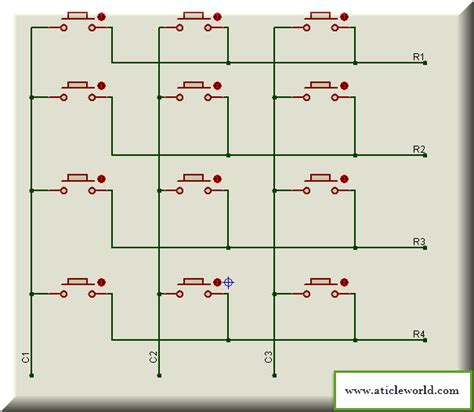 Interfacing Of Keypad With 8051 Microcontroller Aticleworld