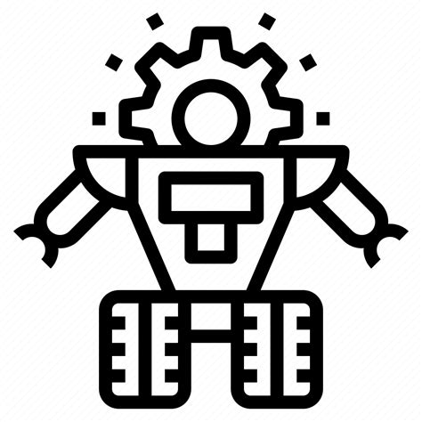 Engineer Gear Robot Robotic Technology Icon Download On Iconfinder