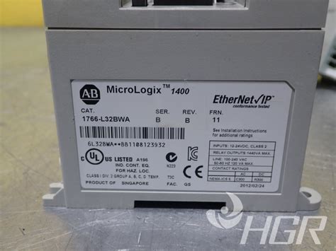 Used Allen Bradley Allen Bradley Logix Controller With 3 Modules