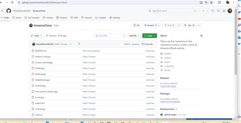 Video Launched My First Git Repository On Amazon Clone Aman Dwivedi Posted On The Topic