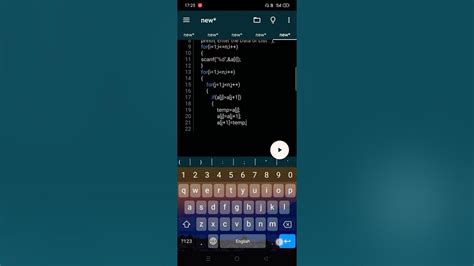 Bubble Sort Program In C Language 💻 Youtube