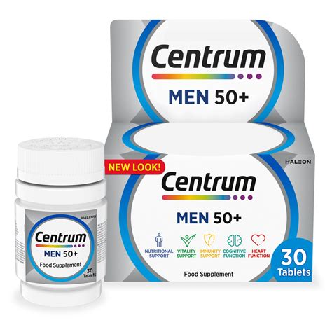 Centrum Men 50 Multivitamin Tablets 30 Piece Storefront En