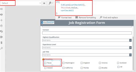 power apps select all checkbox in gallery sharepoint and microsoft