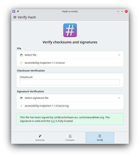 Hash O Matic KDE Applications