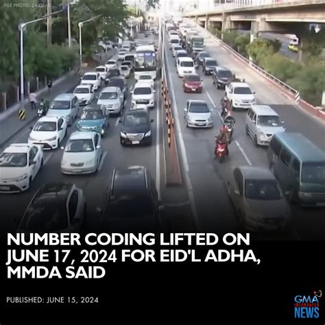 Gma News The Number Coding Scheme For Vehicular Volume