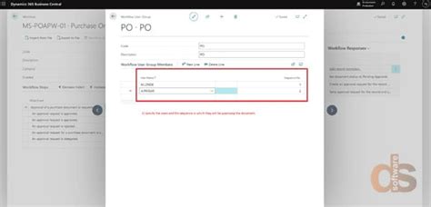 Setting Up Workflows In Business Central With Workflow User Groups