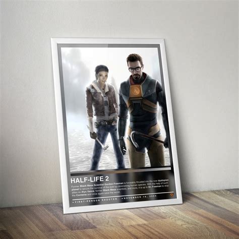Half Life 2 Poster Etsy