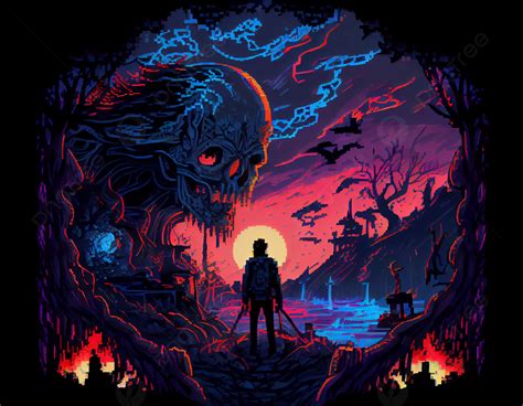 추상 만화 게임 복고풍 마술 장면 배경 마법 게임 영화 배경 일러스트 및 사진 무료 다운로드 Pngtree