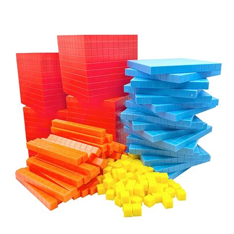 184 Pieces Base 10 Set Math Kit Buy Base 10 Set Math Kitbase 10base
