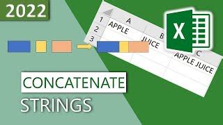 3 Ways To Combine Text Strings Concatenate Textjoin The Excel Zone Microsoft Excel Tutorial Mp3
