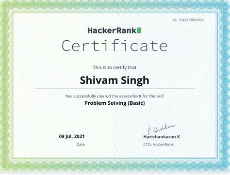 shivam singh on linkedin educationfirst college hackerrank c c