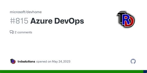 Azure DevOps Issue Microsoft Devhome GitHub