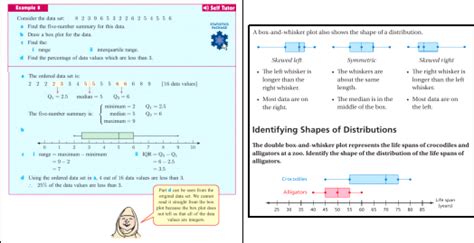 Examples Of Analyzing Box Plots And Observing Shapes Of Distribution