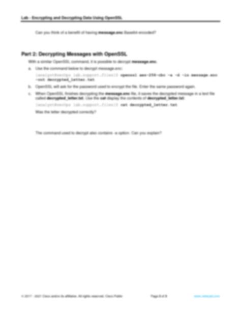SOLUTION Lab Encrypting And Decrypting Data Using OpenSSL Studypool