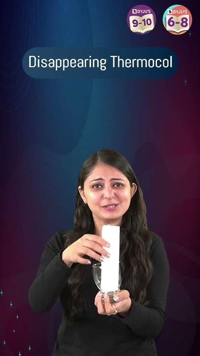 Disappearing Thermocol Experiment Magical Science Experiment Shorts Youtube