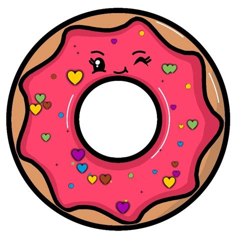 How To Draw A Cute Donut Step By Step For Beginners