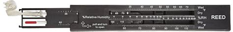Reed 12 7012 Red Spirit Fill Sling Psychrometer 25 To 120 Degrees F