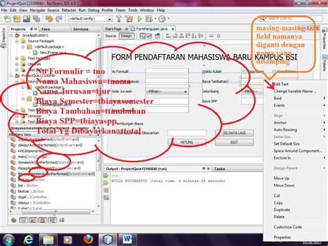 Cara Membuat Java JFrame Form Sederhana Menggunakan Java NetBeans Belajar Bareng