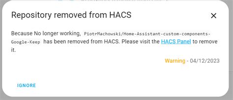 Dealing With Repository Removed From Hacs Third Party Integrations Home Assistant Community