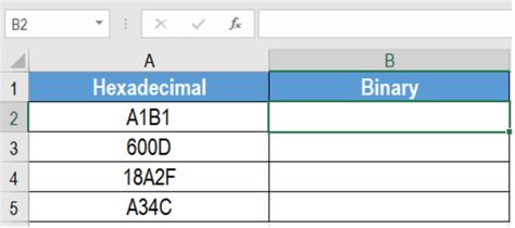 How To Use The Excel Hex2dec Function