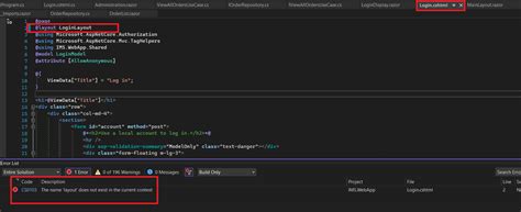 Blazor Server Login Page Css Editing Microsoft Qanda