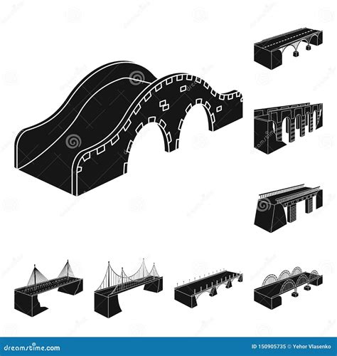 vector design of construct and side symbol set of construct and architecture vector icon for