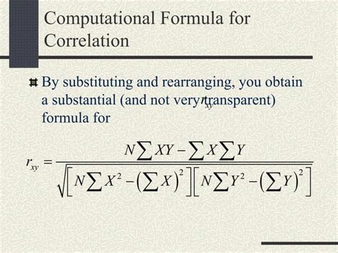 Correlation And Covariance Very Useful Formulas Ppt