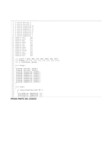 Esercizio Su Arduino Docsity