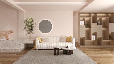 场景模型 现代客厅场景 三维家模型