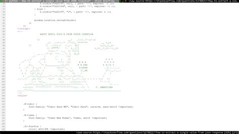 Hidden In The Stack Overflow Page Source Along With Their 90 S Theme