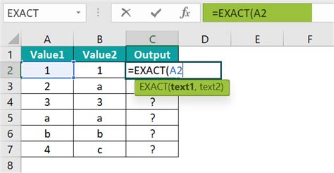 EXACT Function In Excel Formula Examples How To Use