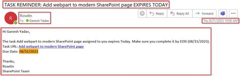 power automate send 7 or 14 day task due reminder emails enjoy sharepoint