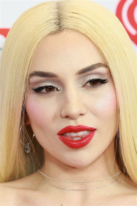 Ava Max Gorgeous In Red Dress At Z100s Iheartradio Jingle Ball 2022 In