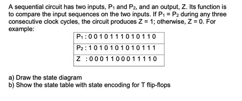 solved a sequential circuit has two inputs p1 and p2 and