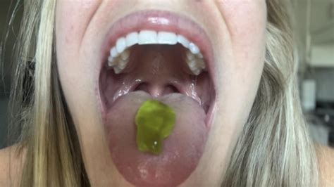 Giantess Gummy Bear Mouth Exploration Endoscopic Camera Giantess Tara