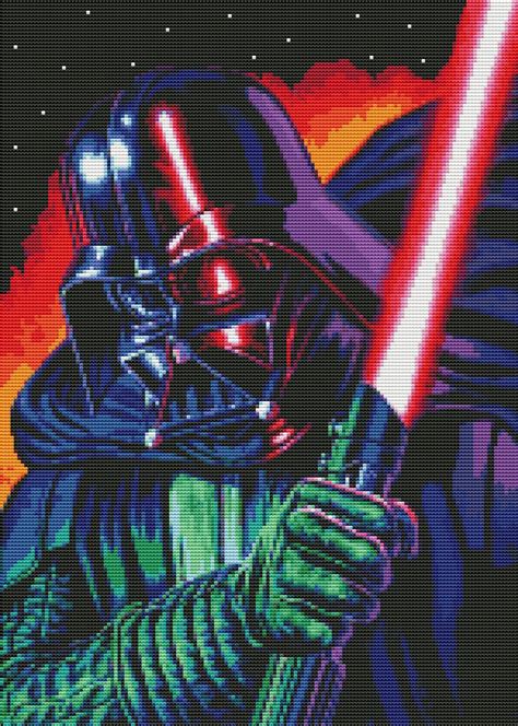 Darth Vader Cross Stitch Pattern Star Wars Cross Stitch Pattern Yoda PDF Cross Stitch Chart
