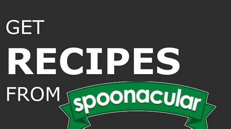 how to use the spoonacular api