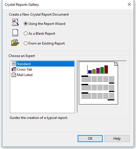 Crystal Reports With Dynamic Data