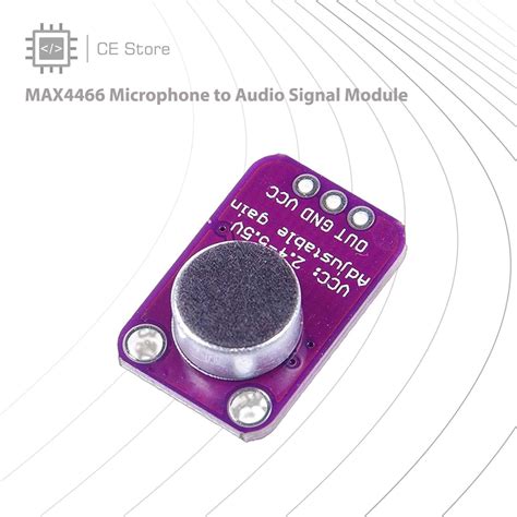 Max4466 Microphone To Audio Signal Module Ce Store