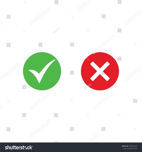 Check Mark Icon Vector Symbol Isolated Stock Vector Royalty Free Shutterstock