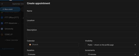 Further Development Despite Appointment Option In Nextcloud Calendar Issue