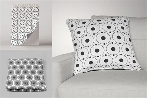 Seamless Circles Vector Patterns