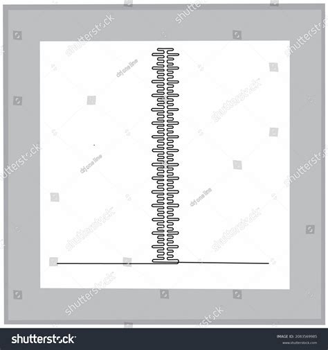 Continuous Line Height Measurement Isolated On Stock Vector Royalty Free 2083569985 Shutterstock