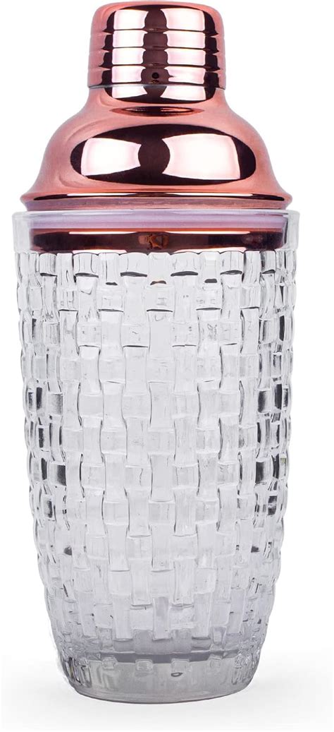 Gbuxska Glass Cocktail Shaker Set Glass Shaker For
