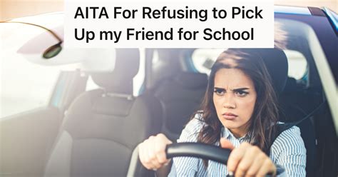 A Friend Offers To Give A Lazy Friend A Ride To School But The Lazy One Keeps Oversleeping And