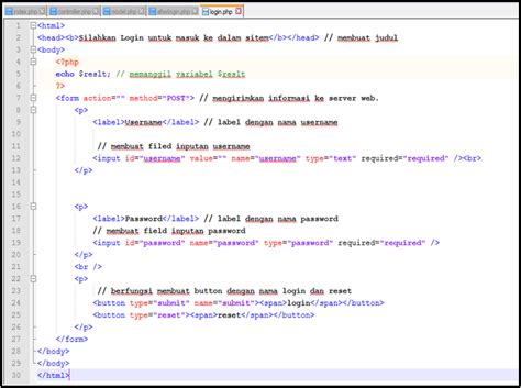 Membuat Form Login Dengan PHP MVC Dan MySQL FROM FAHMI